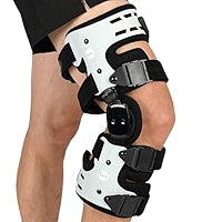 OA Unloader Knee Brace, Adjustable Metal Medial & Lateral Valgus Knee ...