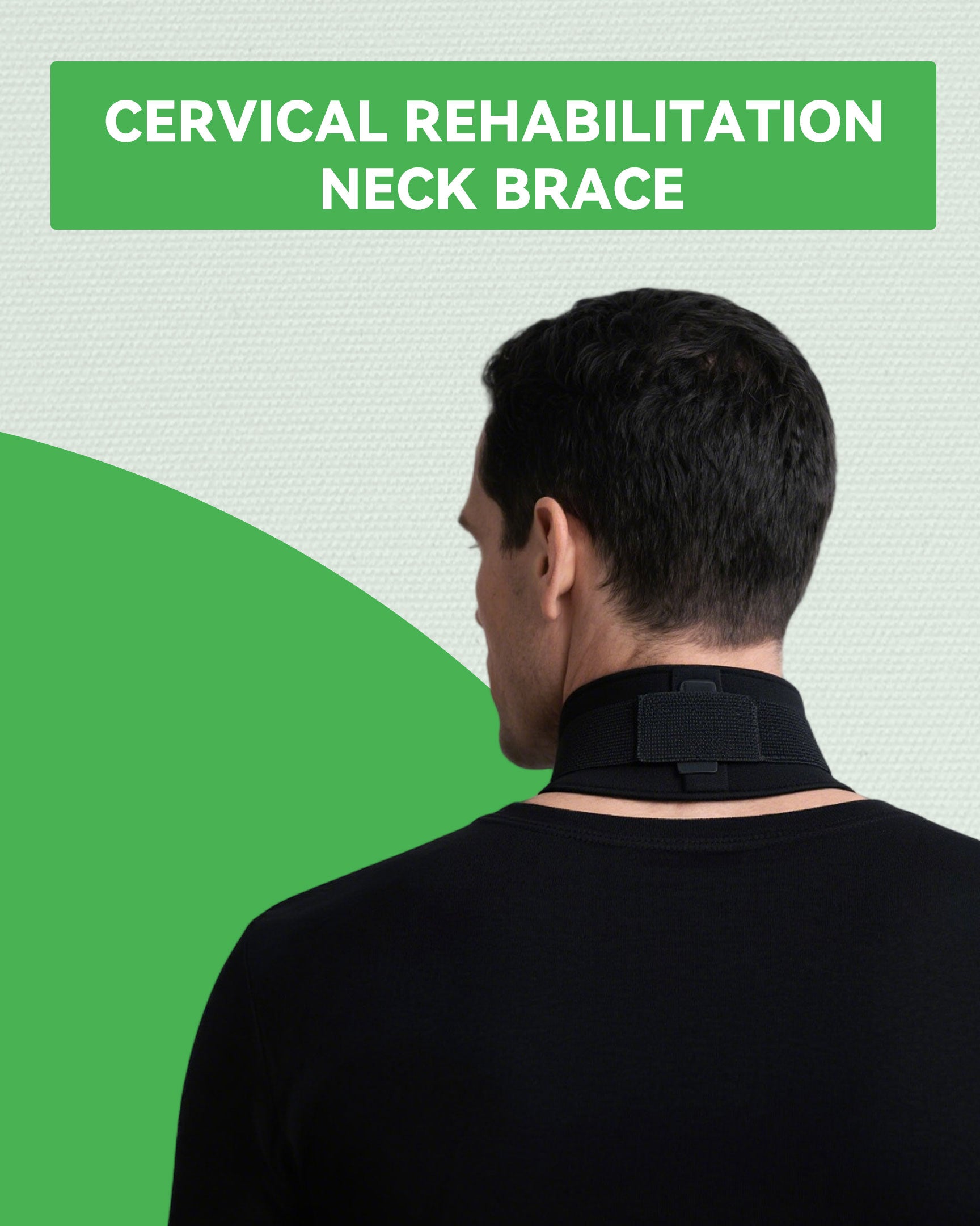 Premium Soft Cervical Collar - Adjustable Neck Brace