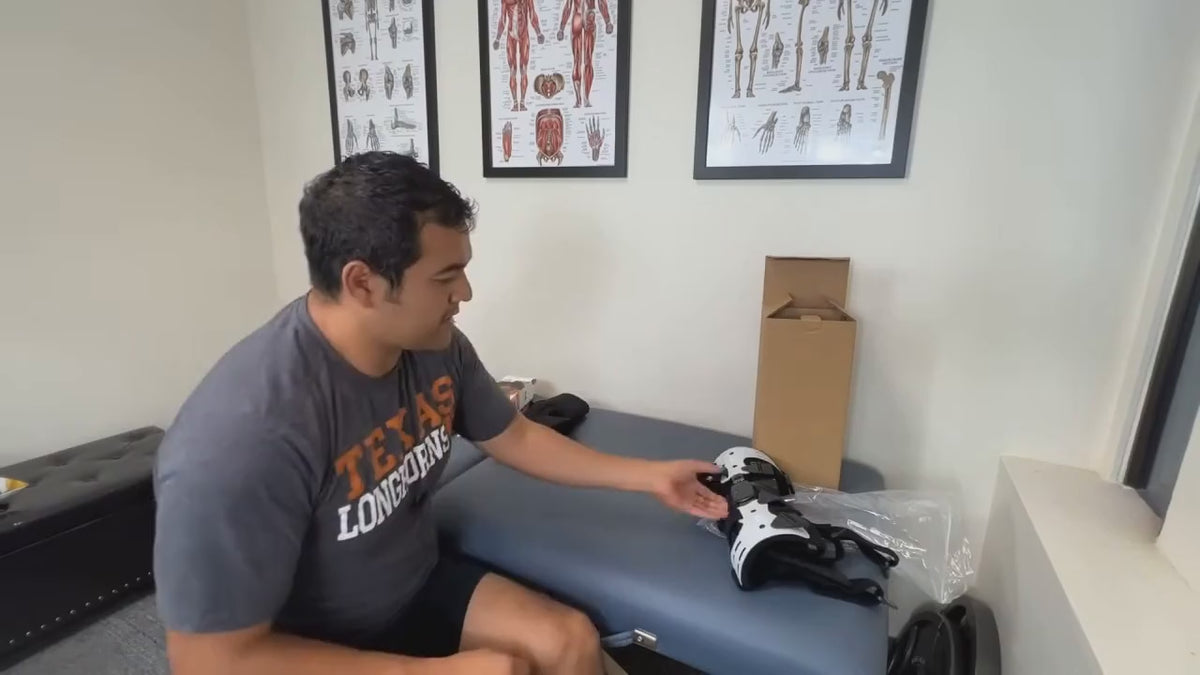 OA Unloader Knee Brace, Adjustable Metal Medial & Lateral Valgus Knee ...