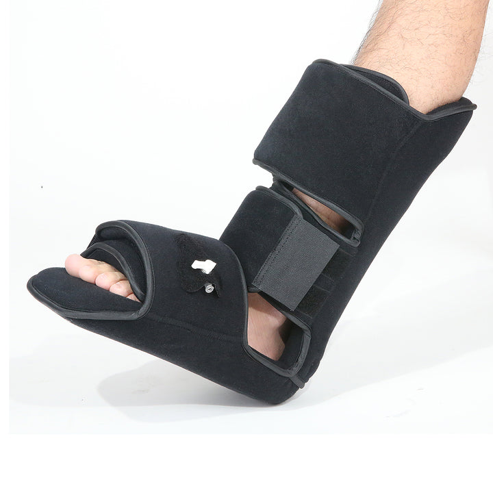 Plantar Fasciitis Night Splint with Pneumatic - 90 Degree Soft Leg Bra ...