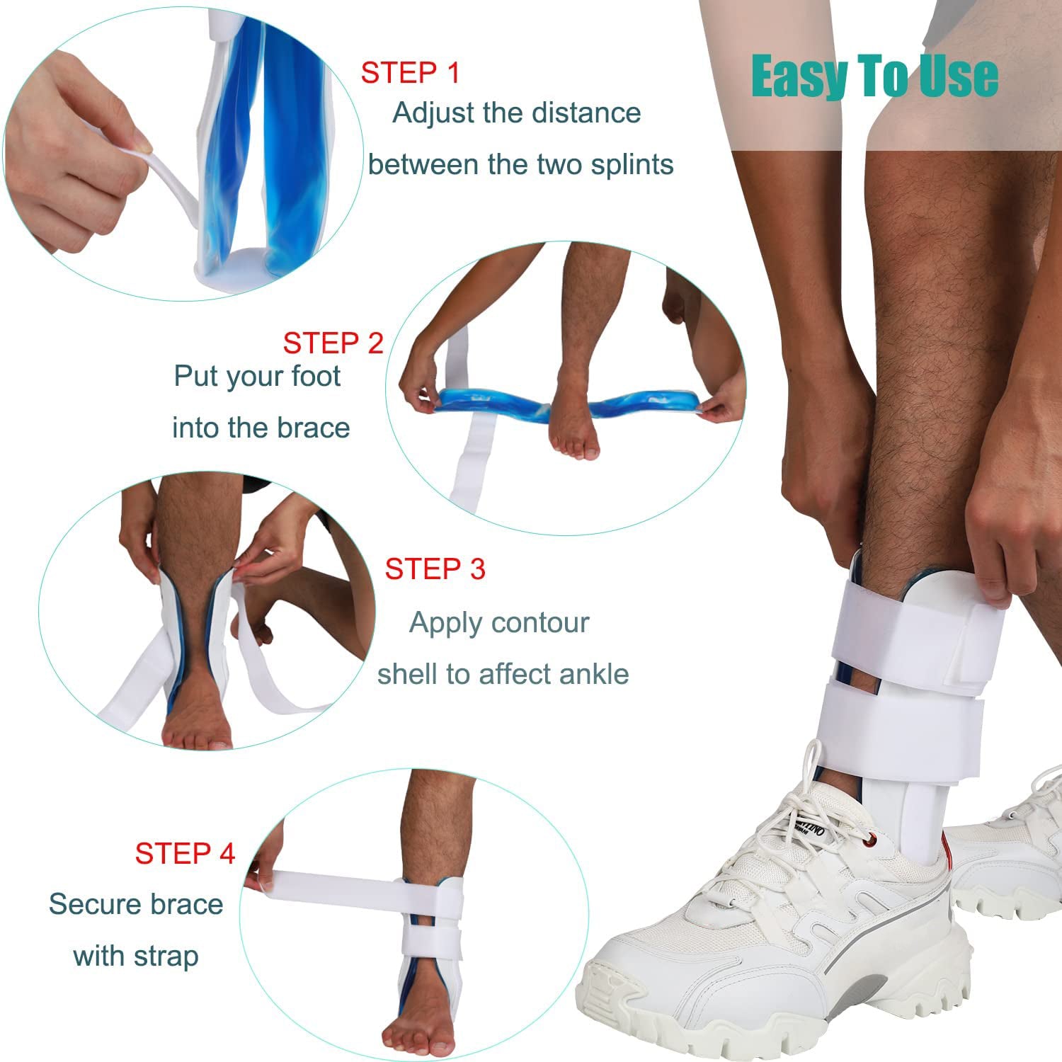 Full Gel Pad Stirrup Ankle Splint