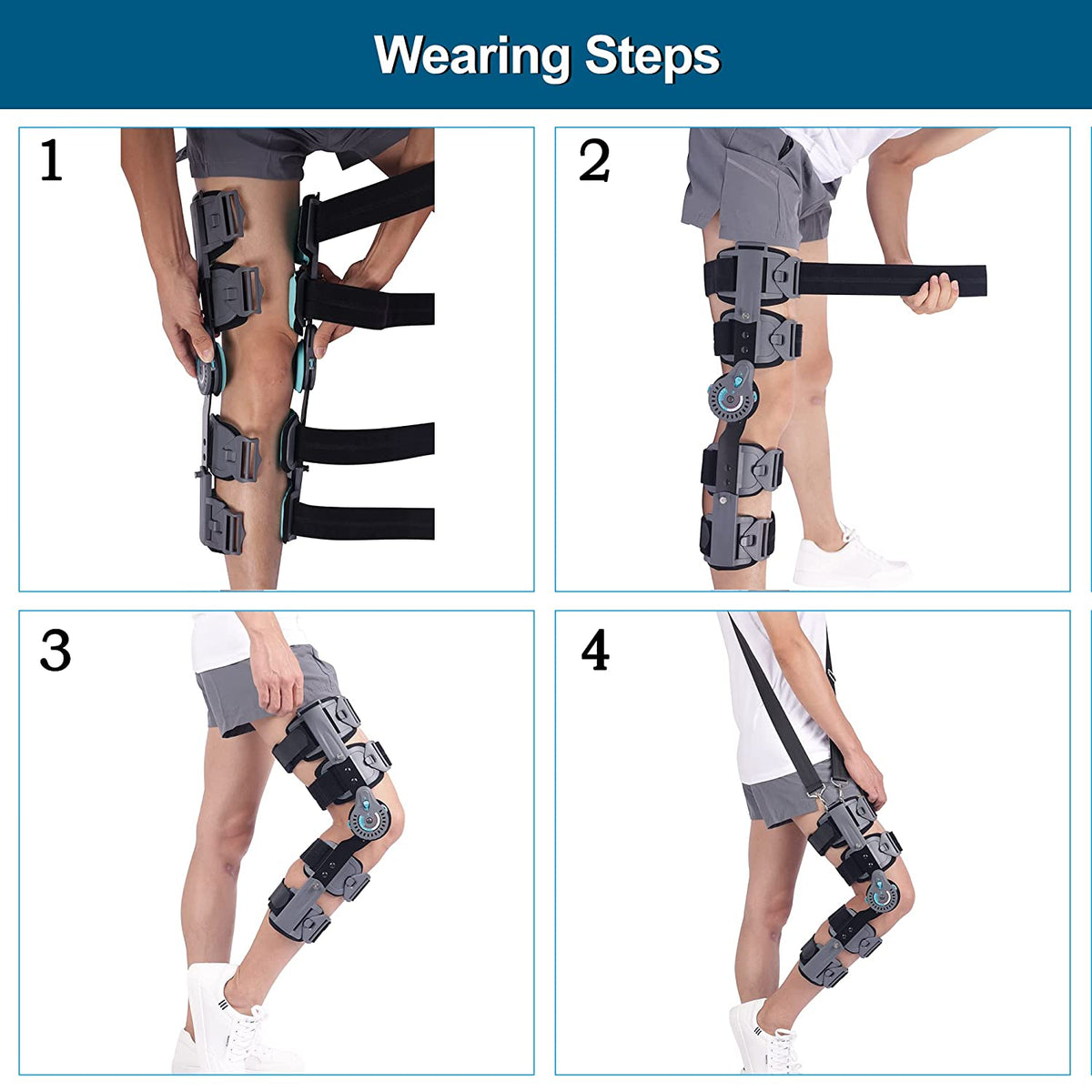 ROM Post OP Hinged Knee Brace – Orthomen