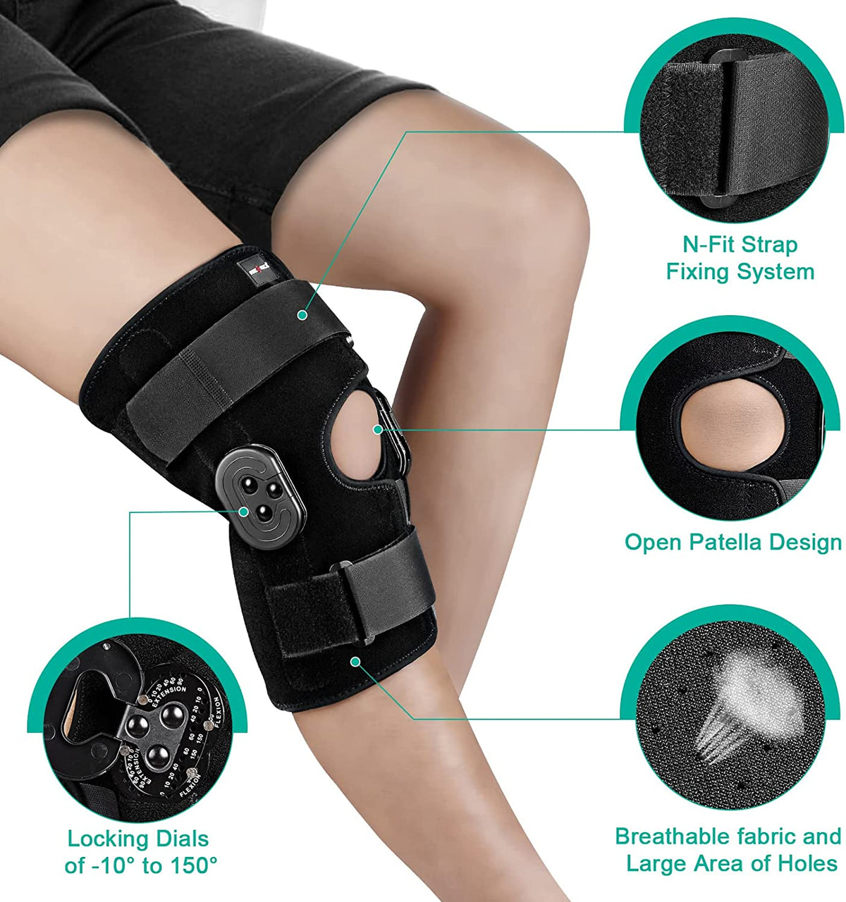 ROM Hinged Knee Brace – Orthomen