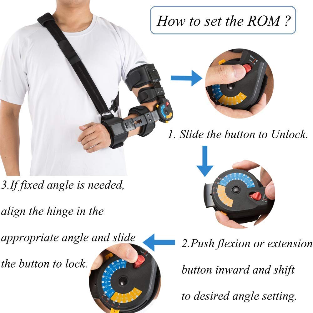 Hinged ROM Elbow Brace