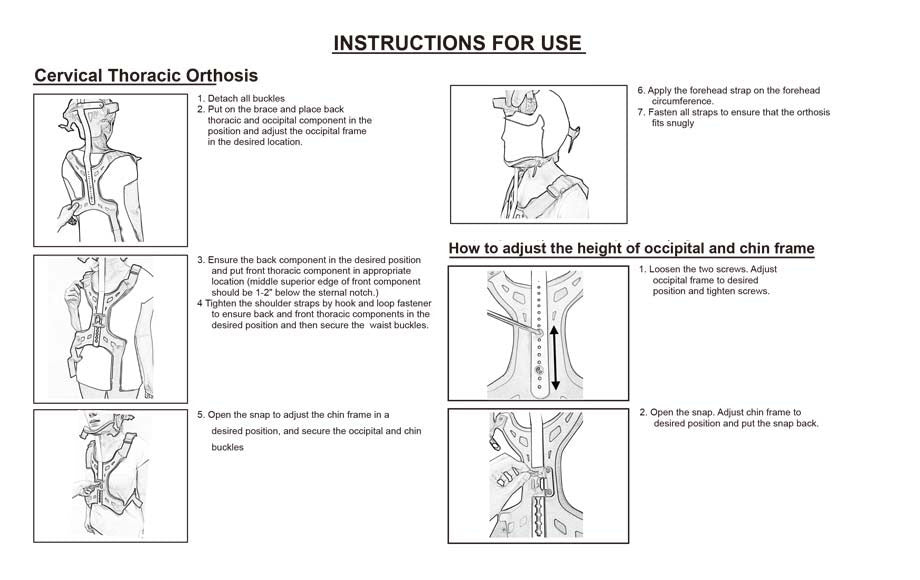 Cervical Thoracic Orthosis - CTO Brace